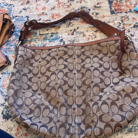 Coach | Bags | Authentic Coach Bag Signature Canvas | Poshmark